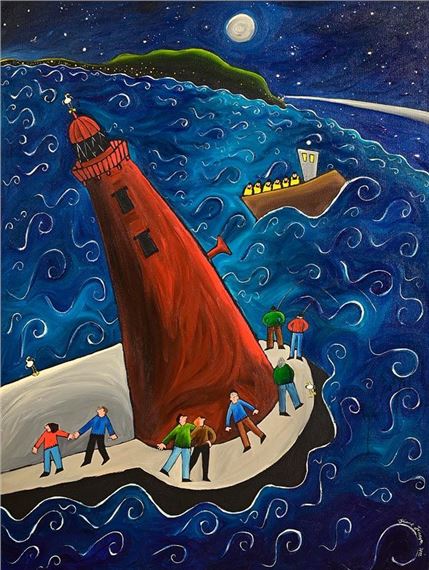 Shane Johnson | Poolbeg Moonlight (2002 (2002) | MutualArt