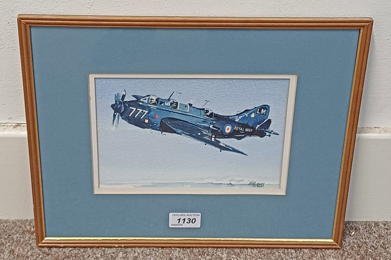 Ossie Jones | Ossie jones royal navy aircraft signed (2003) | MutualArt