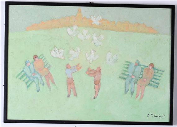 Attilio Mangini | Figure al parco | MutualArt