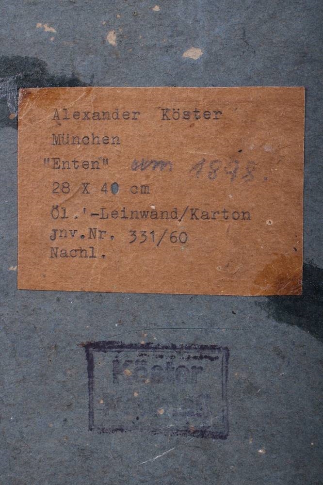 Alexander Max Koester | Enten am Teichsaum | MutualArt