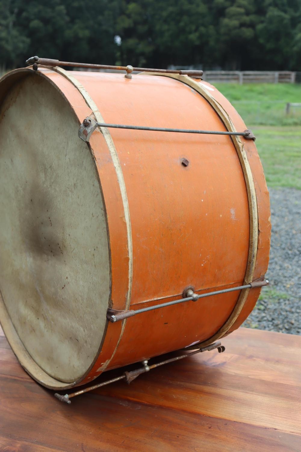 Large | Large antique French bass drum | MutualArt