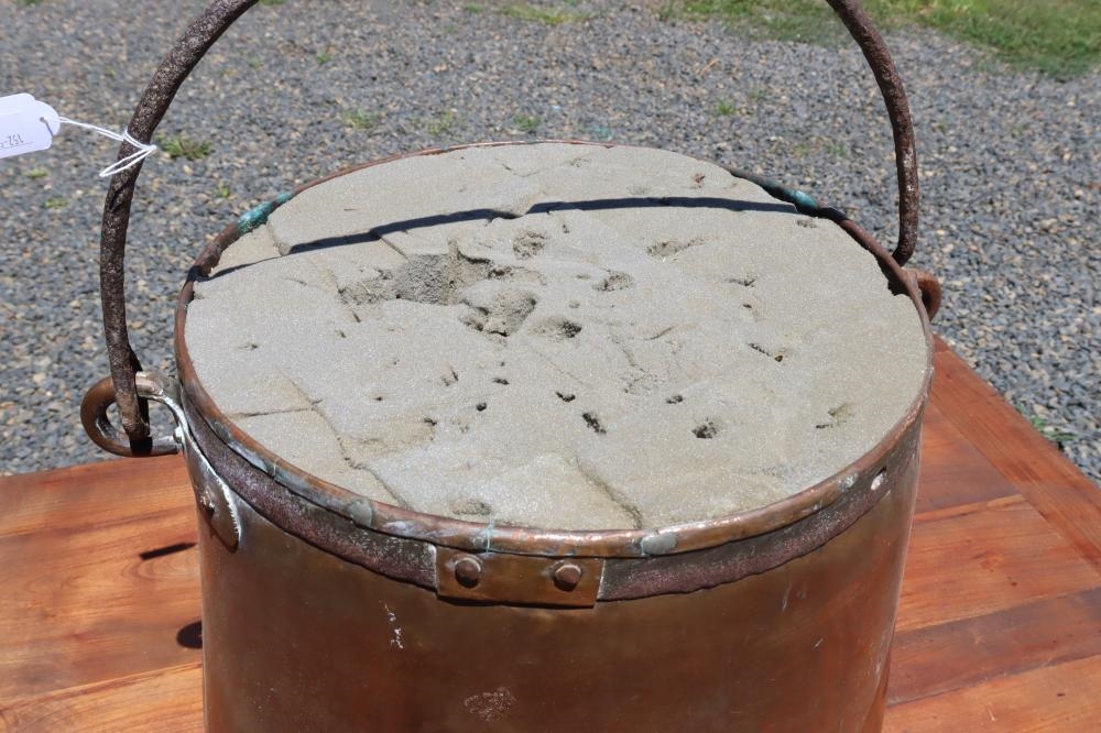 Large | Large antique swing handle pot | MutualArt