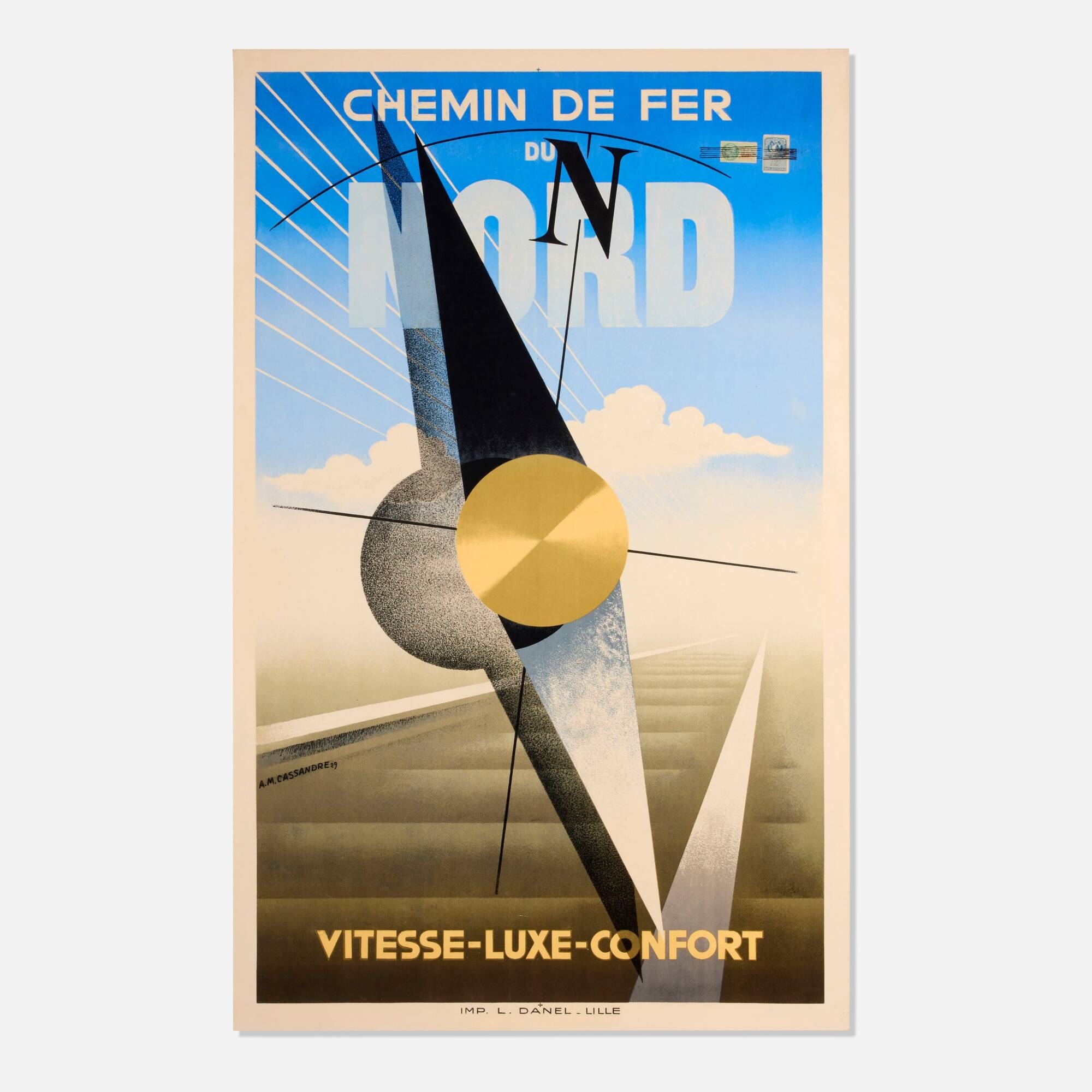 A.M. Cassandre | Chemin der Fer du Nord (1929) | MutualArt