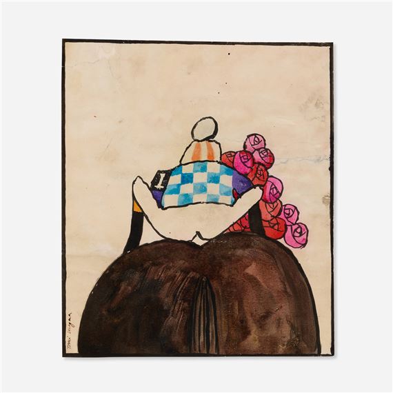 Tomi Ungerer | The Jockey Takes the Roses : Painting (1963) | MutualArt