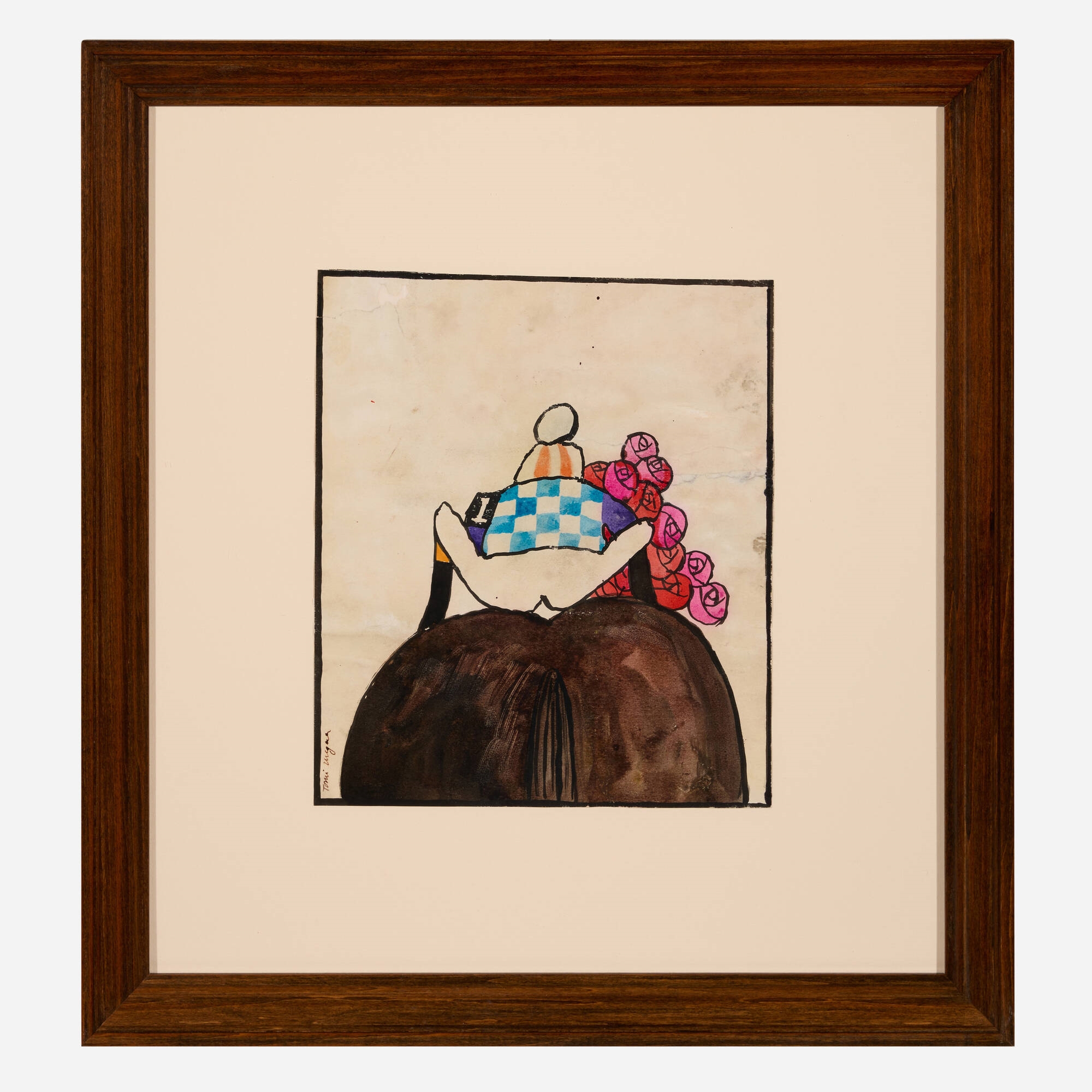 Tomi Ungerer | The Jockey Takes the Roses : Painting (1963) | MutualArt