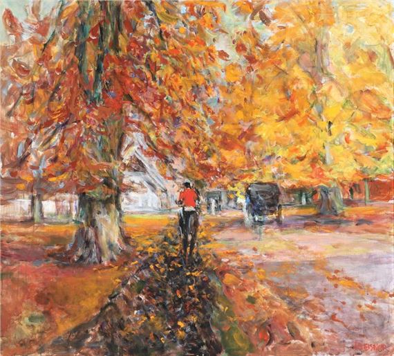 Ib Eisner | Autumn landscape, Dyrehaven | MutualArt
