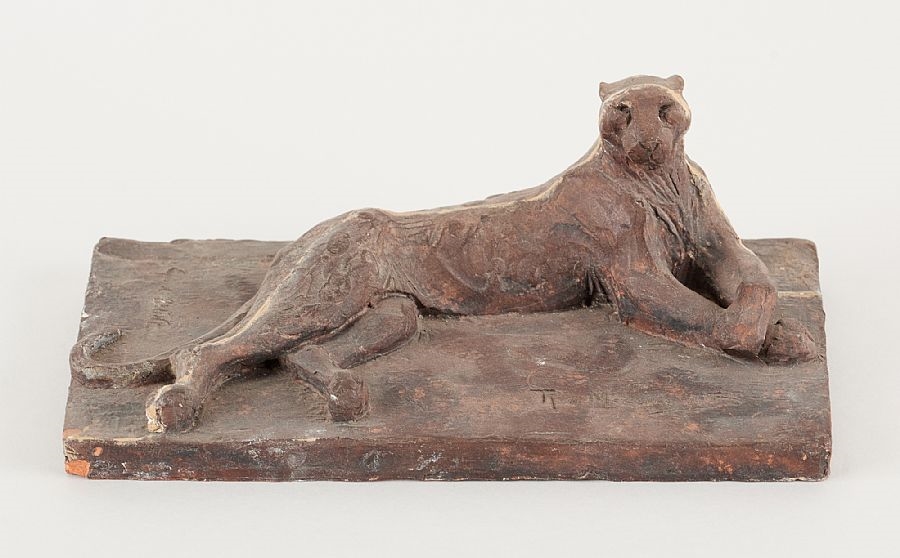 Raymond de Meester de Betzenbroeck | Lionne couchée. | MutualArt