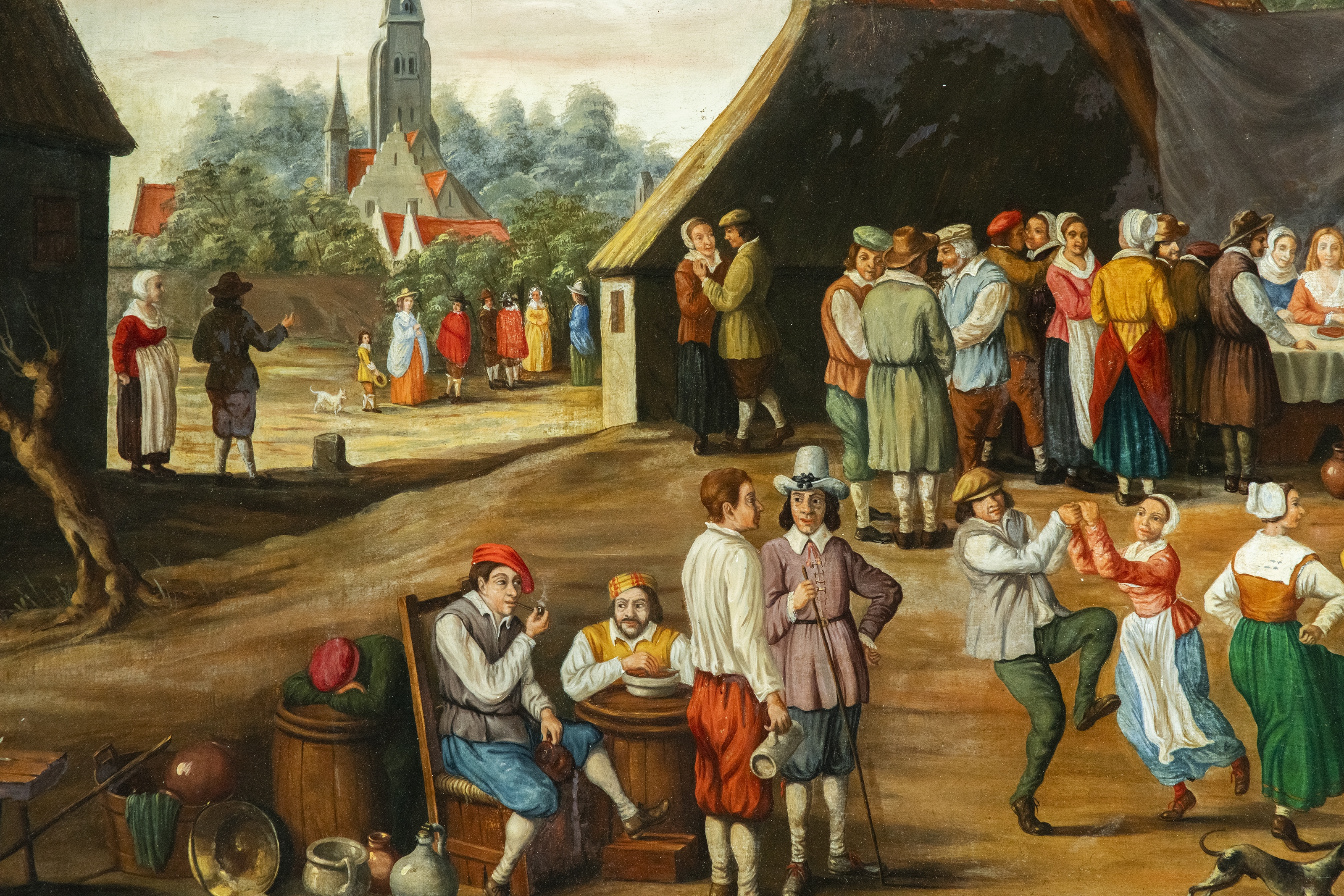 David Teniers the Younger | Monumental Fiesta en el Poblado | MutualArt