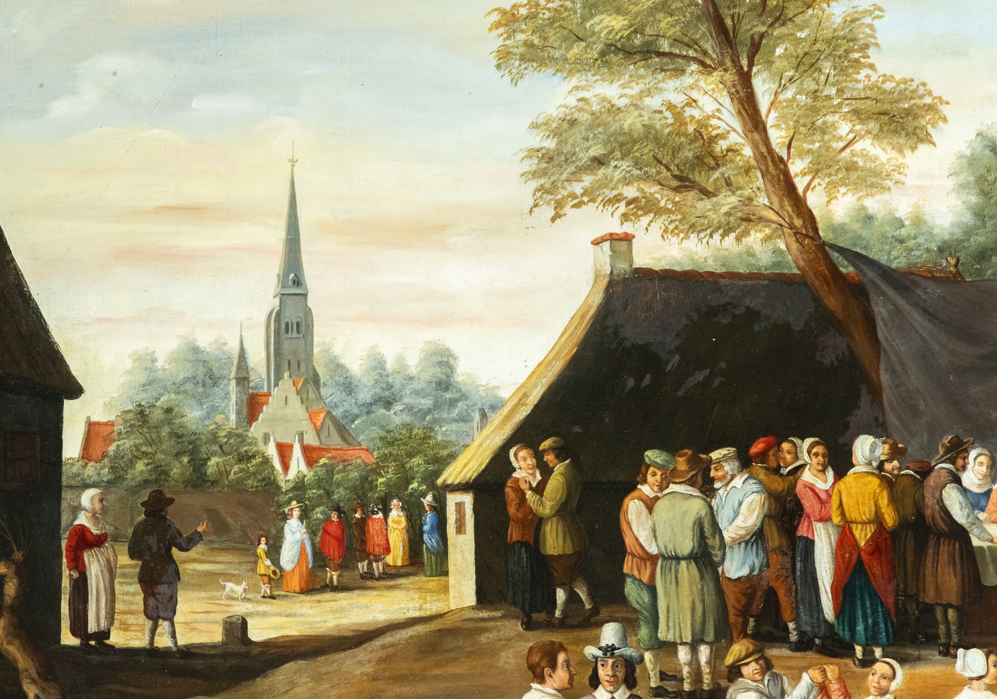 David Teniers the Younger | Monumental Fiesta en el Poblado | MutualArt