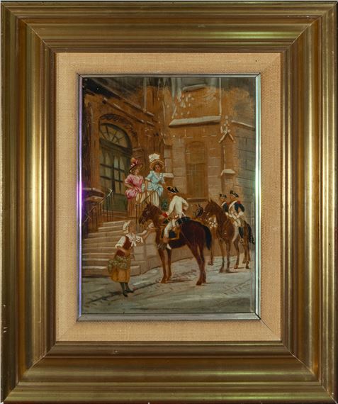 Spanish School, 18th Century | Escuela Española del siglo XIX - Escena Galante | MutualArt