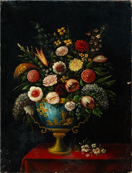 Spanish School, 18th Century | Escuela Española del siglo XIX - Bodegón Florero | MutualArt