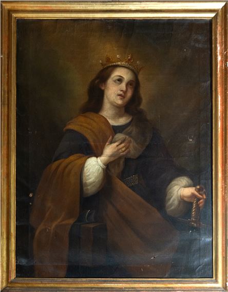 Spanish School, 18th Century | Escuela Española del siglo XVIII - Santa Catalina de Alejandría ...