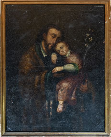 Spanish School, 18th Century | Escuela Española o Colonial del siglo XVIII - San José con el ...