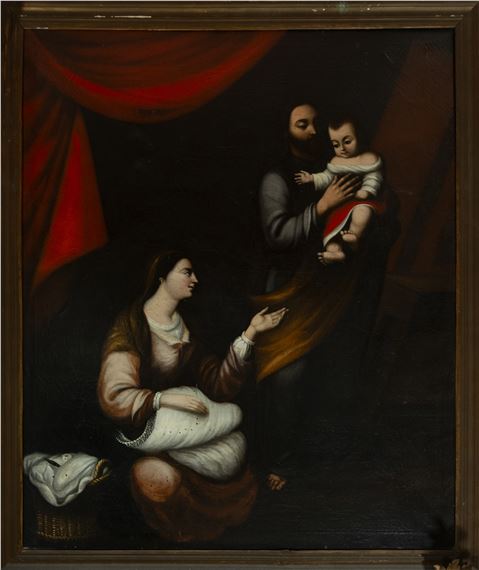 Spanish School, 18th Century | Escuela Española o Colonial del siglo XVIII - San José con el ...