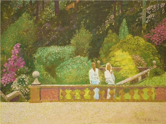 Lionel Bulmer | FIGURES IN THE ORNAMENTAL GARDEN | MutualArt