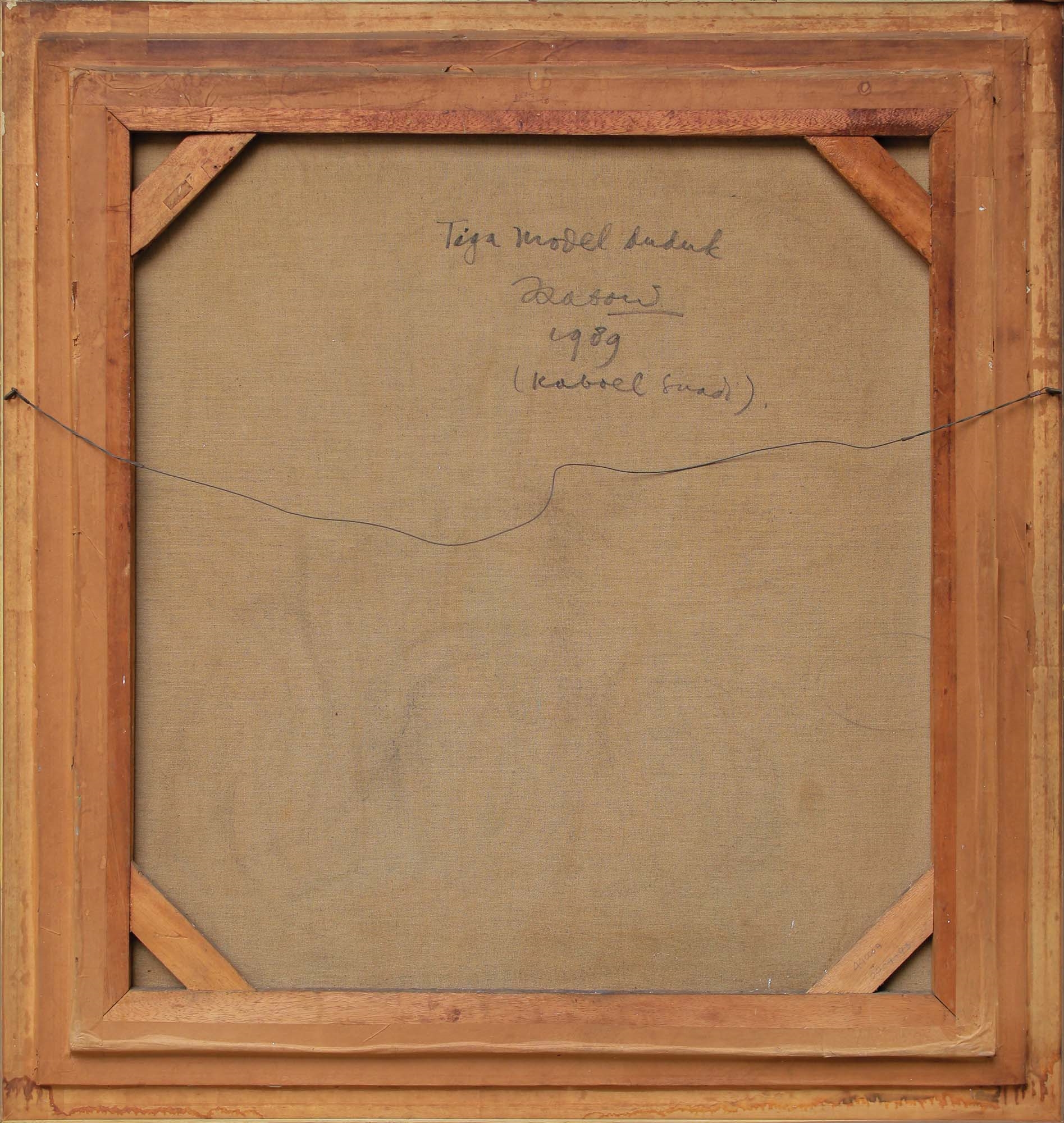 Kaboel Suadi | Three Seated Models (Tiga Model Duduk) | MutualArt