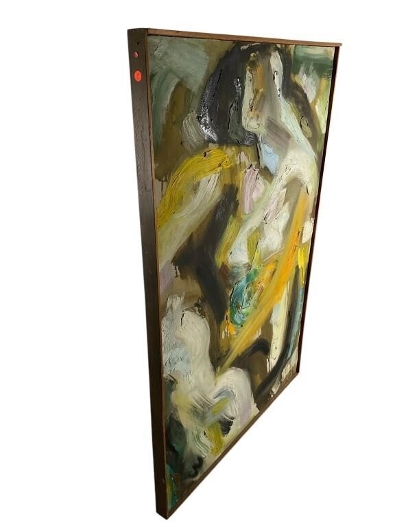 May Bender | May Bender Abstract Oil on canvas (1968) Impasto (1985 ...