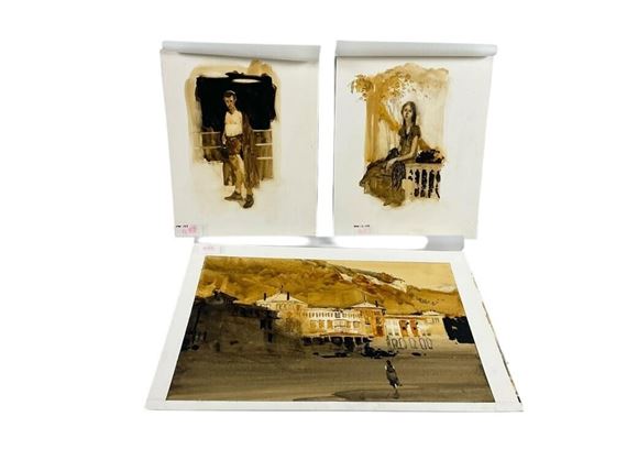 Joyce Carol Oates | 3 Original Illustrations by Milt Kobayashi | MutualArt