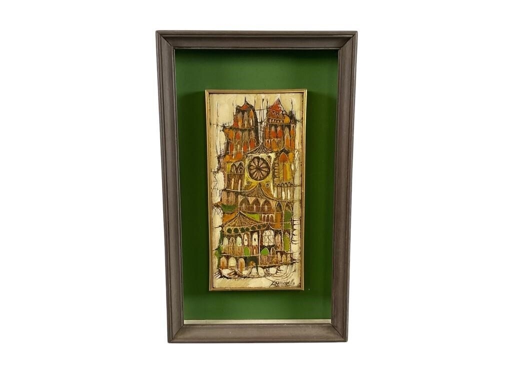 Ettore Raccanello | Modernist Oil circa 1960's Ettore Raccanello (Circa ...