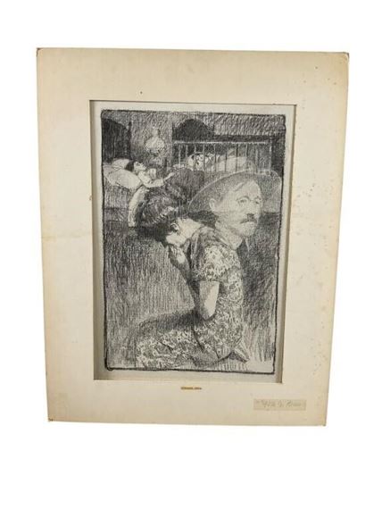 Ben Wohlberg | Ben Wahlberg Original illustration on canvas#6 (1948 ...