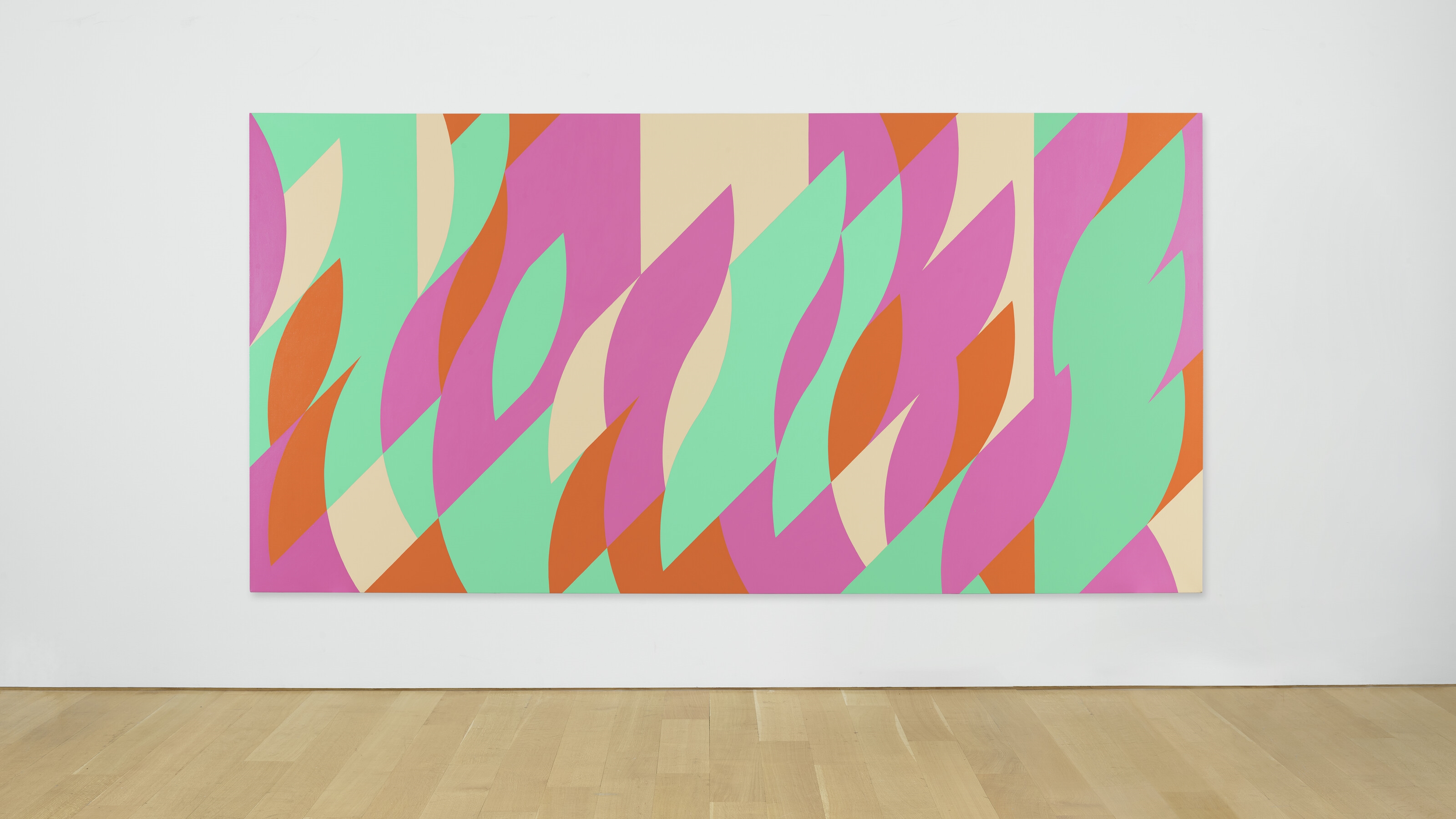 Bridget Riley | Painting with Verticals 1 (2006) | MutualArt