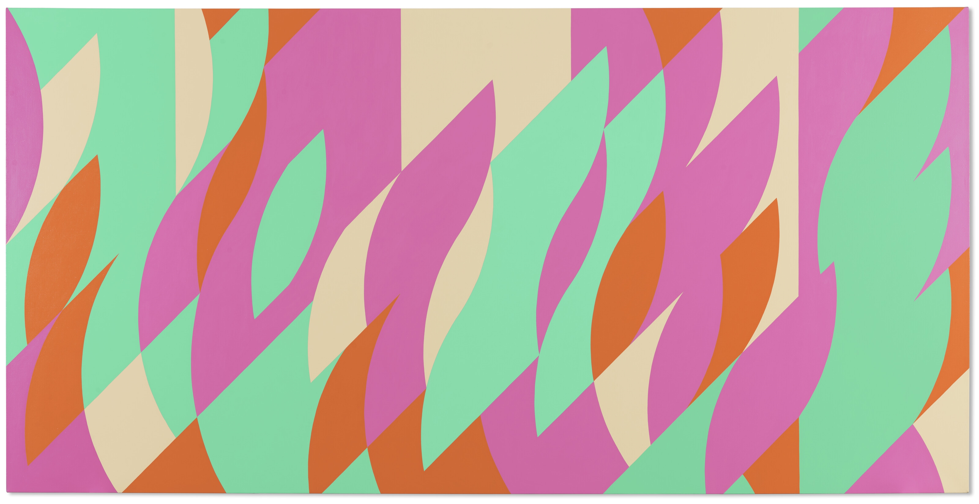 Bridget Riley | Painting with Verticals 1 (2006) | MutualArt