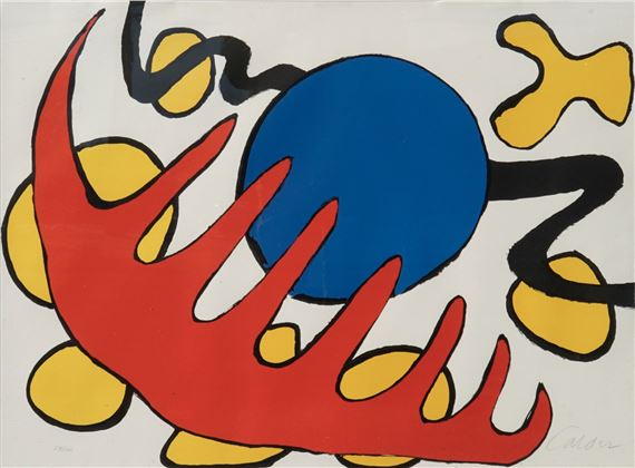 Alexander Calder | Two Cats and an Elephant (1975) | MutualArt