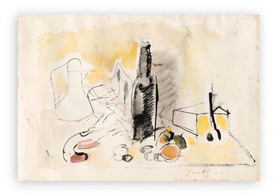 Bruno Saetti | Natura morta (1949) | MutualArt