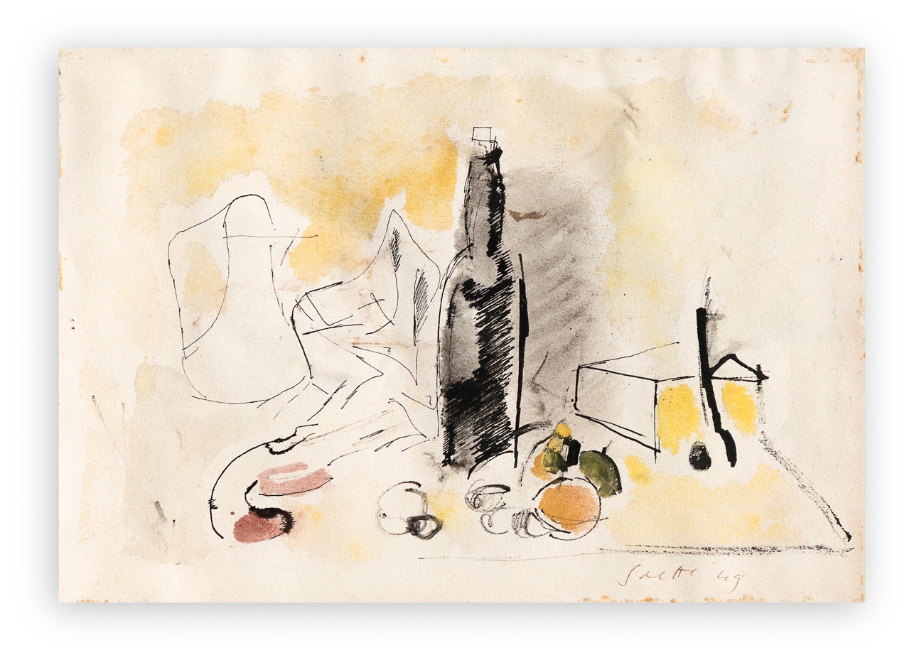 Bruno Saetti | Natura morta (1949) | MutualArt