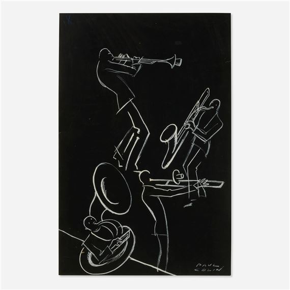 Paul Colin | Tumulte Noir / Jazz Band #1 original signed drawing (Circa ...
