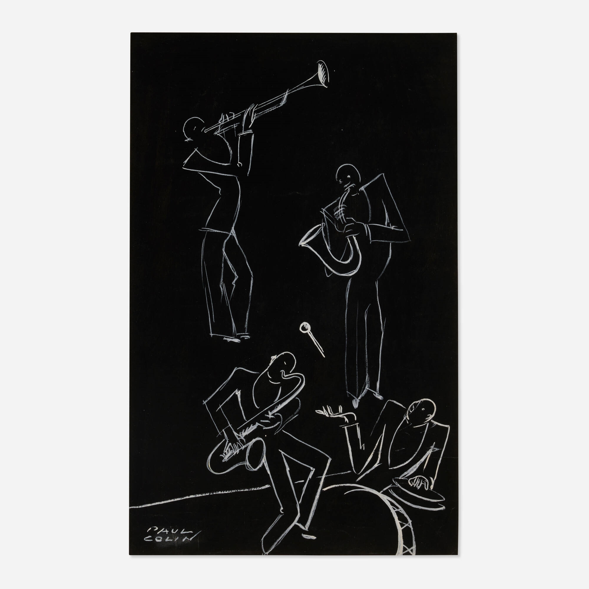 Paul Colin | Tumulte Noir / Jazz Band #2 original signed drawing (Circa ...