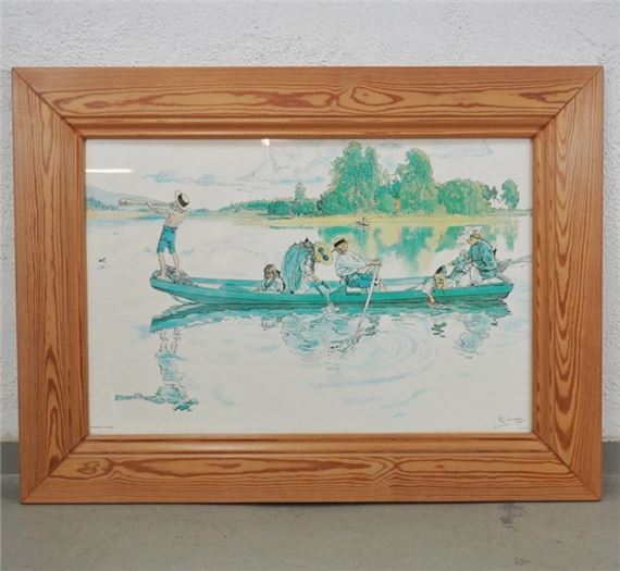 Carl Larsson | Viking Train | MutualArt