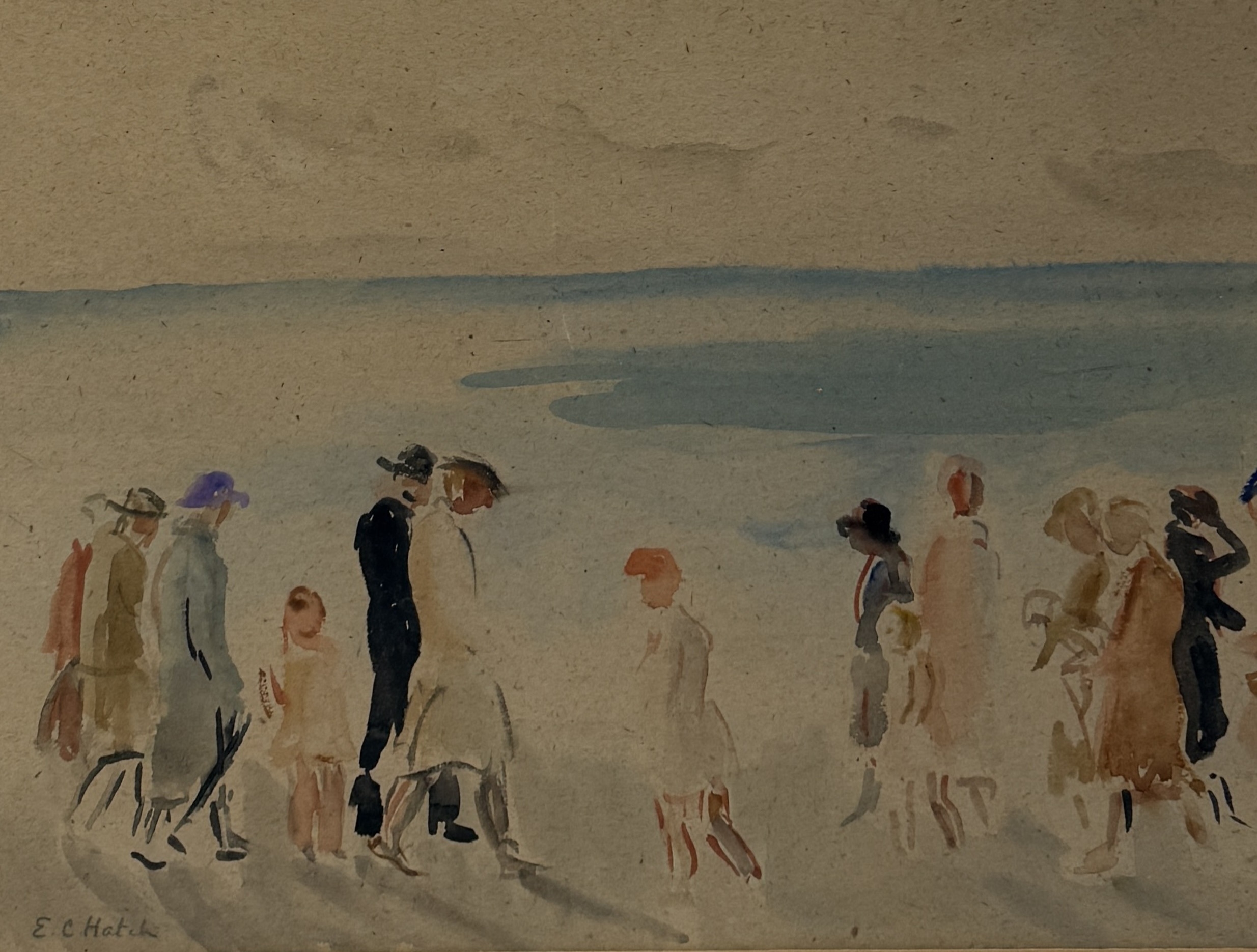 Ethel Charlotte Chase Hatch | ETHEL HATCH: A WATERCOLOUR PAINTING ON ...