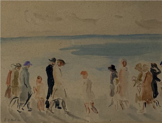 Ethel Charlotte Chase Hatch | ETHEL HATCH: A WATERCOLOUR PAINTING ON ...