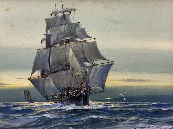 Robert McGregor | Robert McGregor R.B.A. (1847-1922) The Spindrift ...