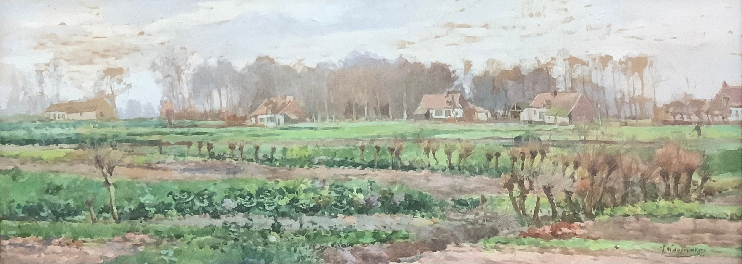 Victor Wagemaekers | Victor Wagemaekers (1876-1953) Open Fields ...
