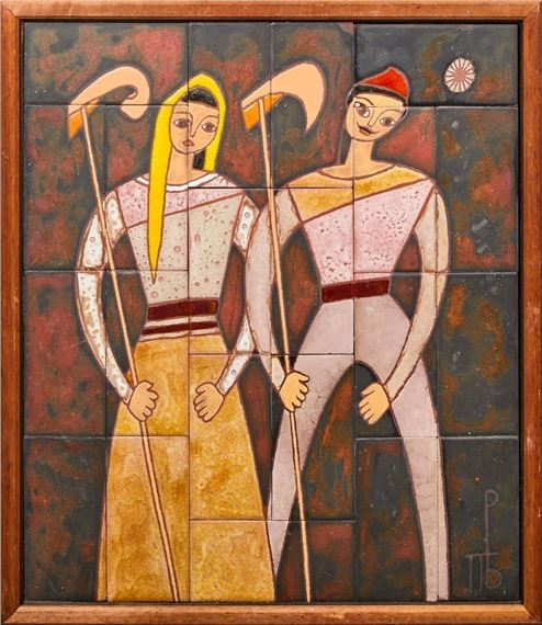 Panos Valsamakis | A Panos Valsamakis Tiled Artwork | MutualArt