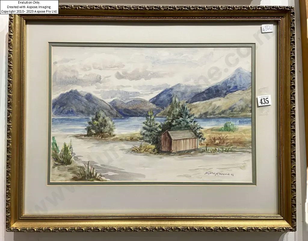 Myrtle McDonald | Lakeside Watercolour | MutualArt