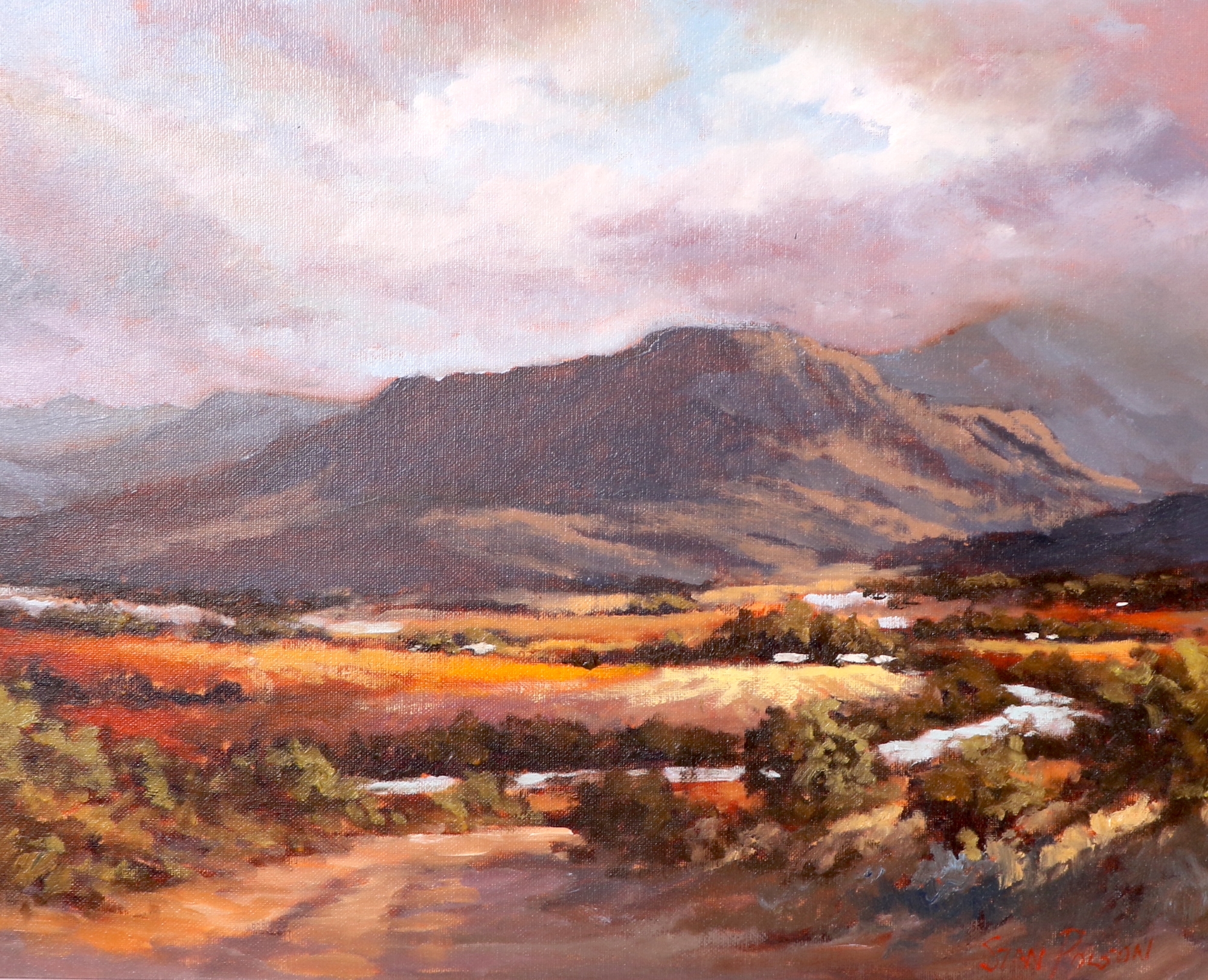 Stan Polson | MOUNTAINOUS LANDSCAPE | MutualArt