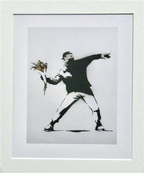 Banksy | Flower Thrower | MutualArt