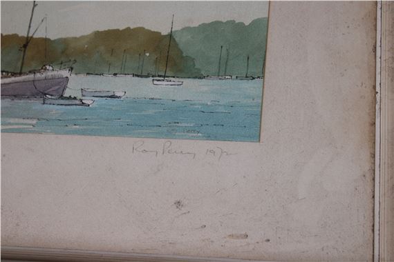 Roy Perry | watercolour study depicting The Tide Mill (1972) | MutualArt