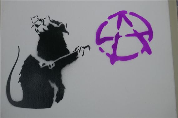 Banksy | Anarchy Rat | MutualArt