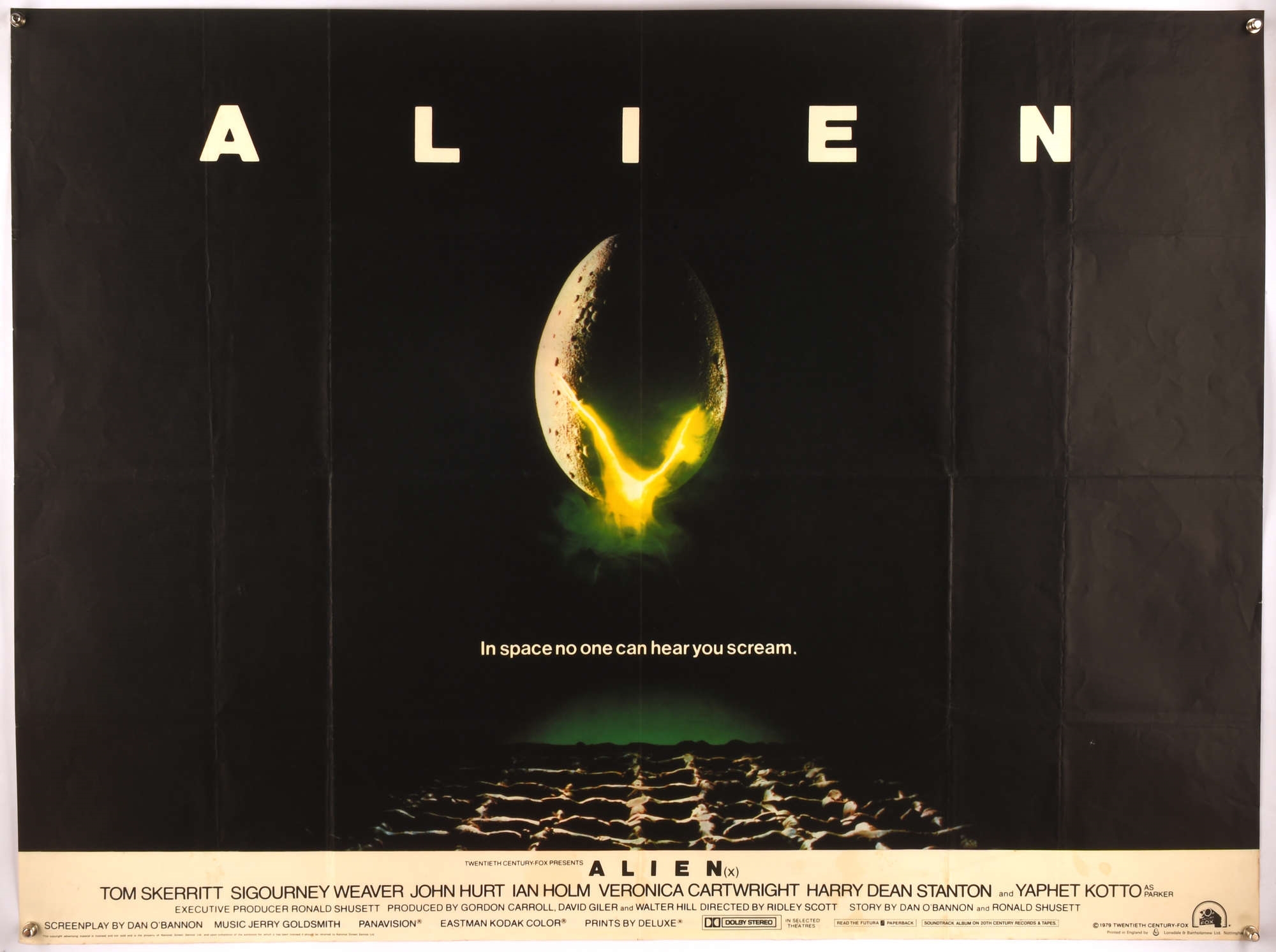 Ridley Scott | Alien (1979), British Quad Film Poster for the Ridley ...