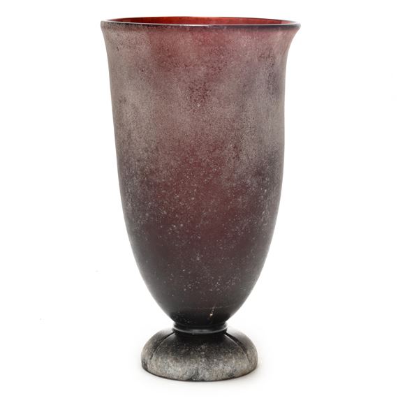 Karl Springer | Large Scavo Glass Vessel | MutualArt