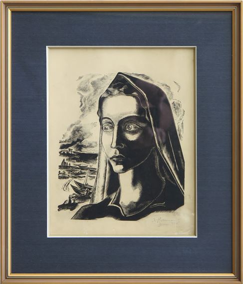 Karlis Baumanis | Pie jūras 1943 (1943) | MutualArt