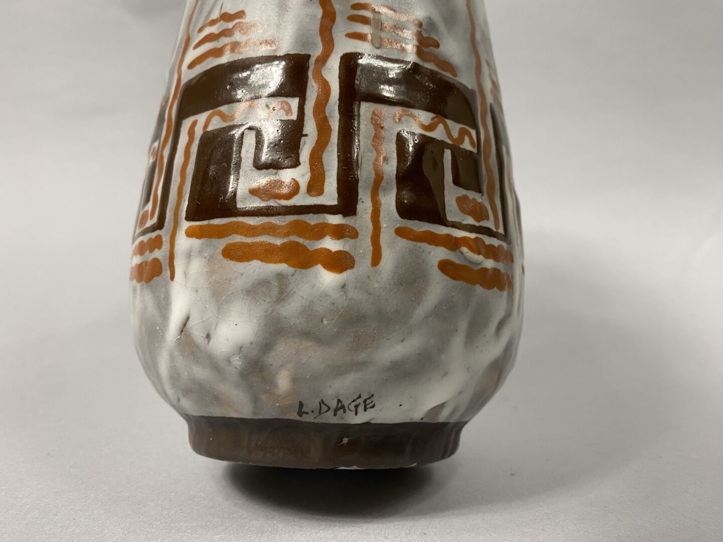 Louis-Auguste Dage | Louis DAGE (1885-1963) Vase en grès émaillé dans ...