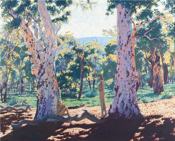 Shane Pickett | LANDSCAPE WITH FIGURES | MutualArt