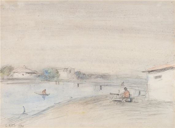 Lloyd Rees | THE RIVER AT BRUNSWICK HEADS | MutualArt