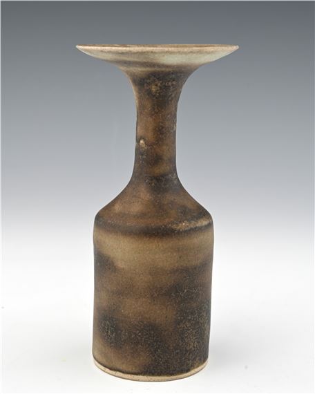 Lucie Rie | a studio pottery bottle vase | MutualArt