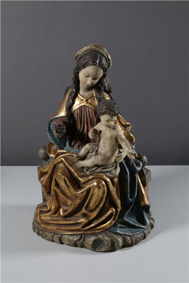 Prinoth Zenz | Heilige Maria mit Jesuskind auf dem Schoß (20) | MutualArt